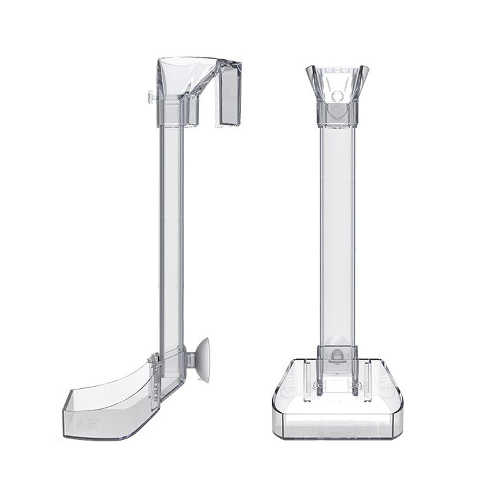 Clearance! 21-35cm Acrylic Feeding Tube Fish Tank Anti Drift Small ...