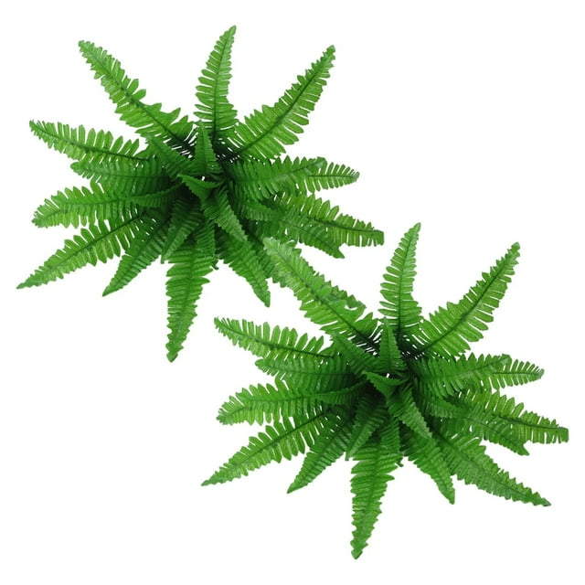 Clearance 23In Artificial Fern Large Hanging Set Of 2 Artificial Ferns ...
