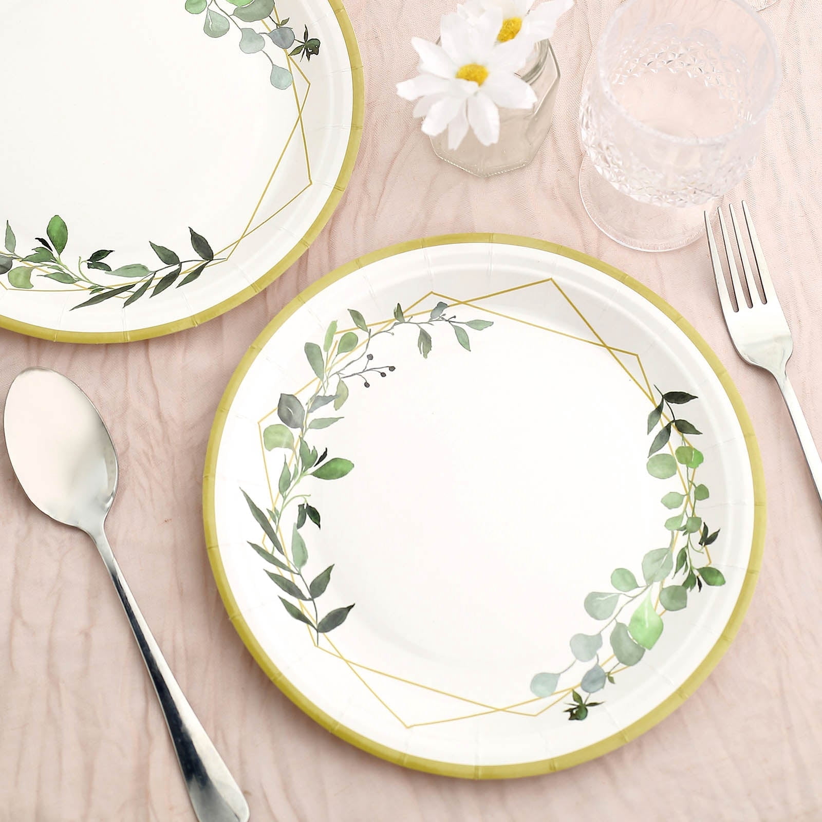 Clearance 24 Pack | 9" White Round Dinner Paper Plates, Disposable ...