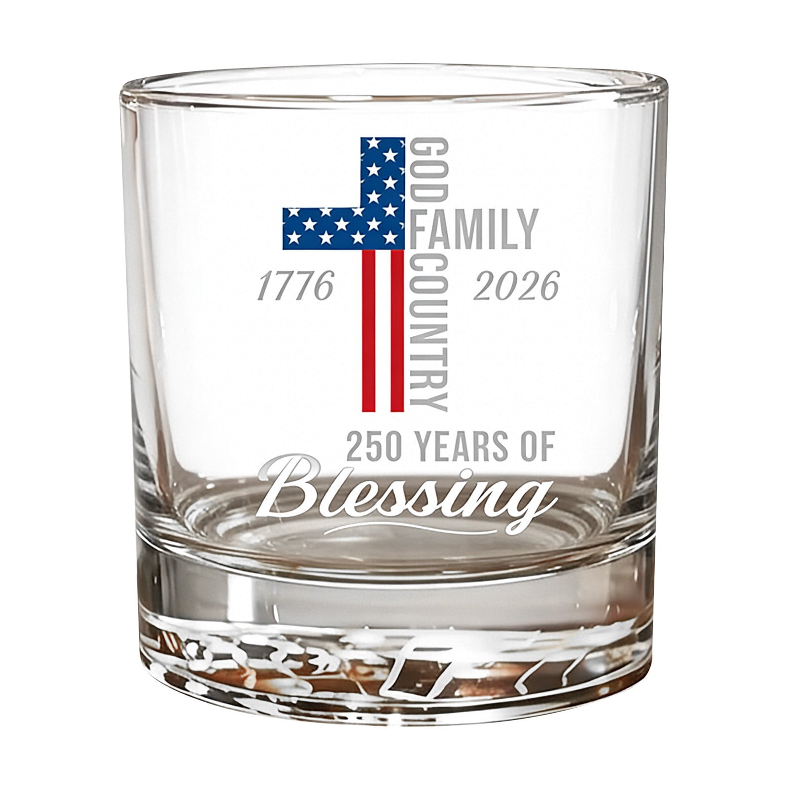 Clearance! 250th Anniversary America Patriotic Veteran Glass - God ...