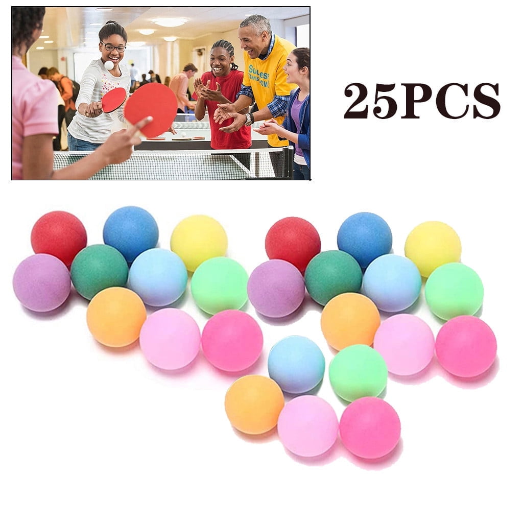 Clearance!25Pcs Colored Ping Pong Balls,40mm Table Tennis Ball Colorful ...