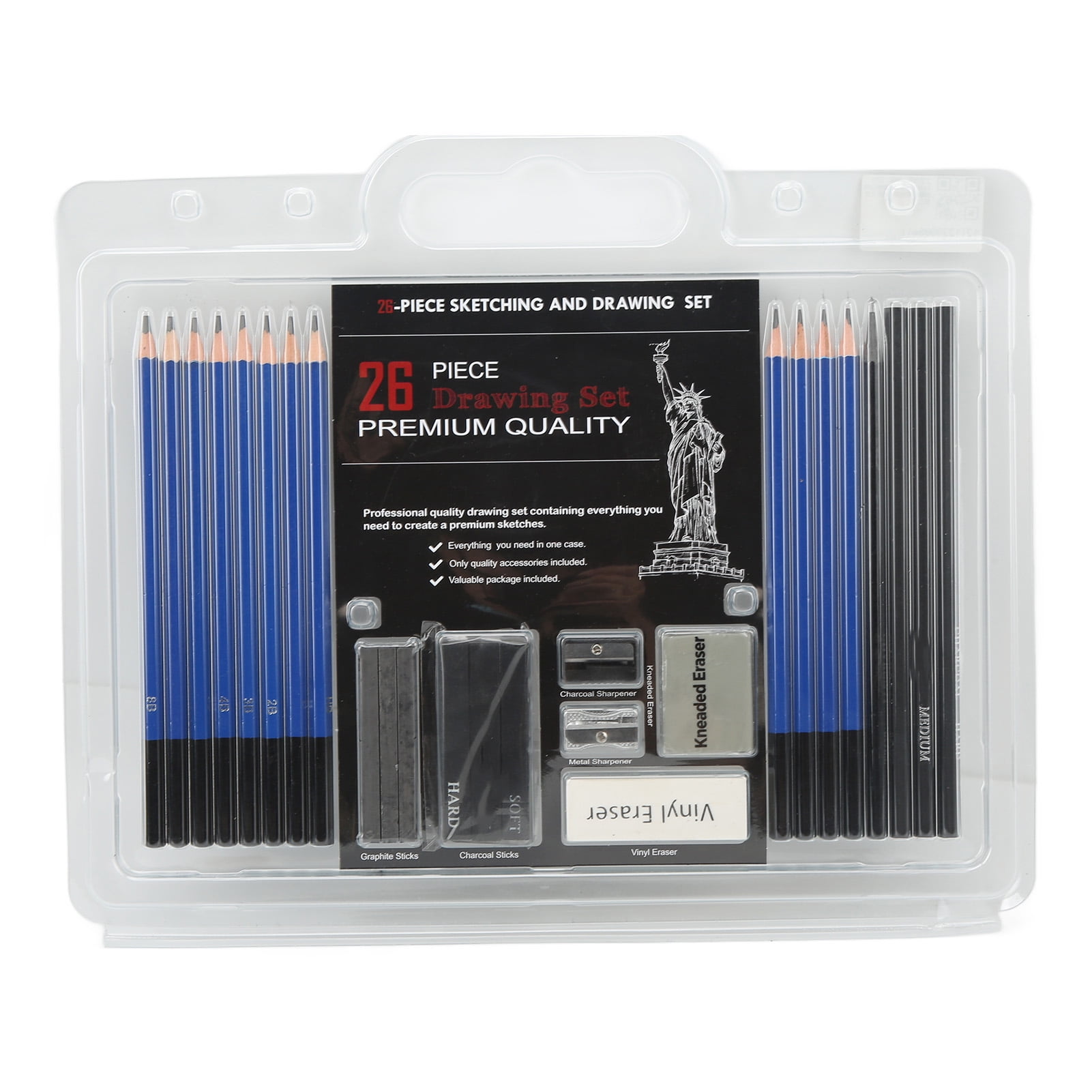 Clearance 26 Pieces Drawing Pencil Set Easy Coloring Eco Friendly ...