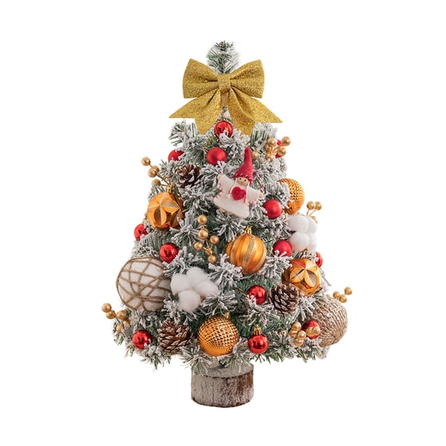 Clearance 2FT Mini Christmas Tree, Small Christmas Tree with Lights ...