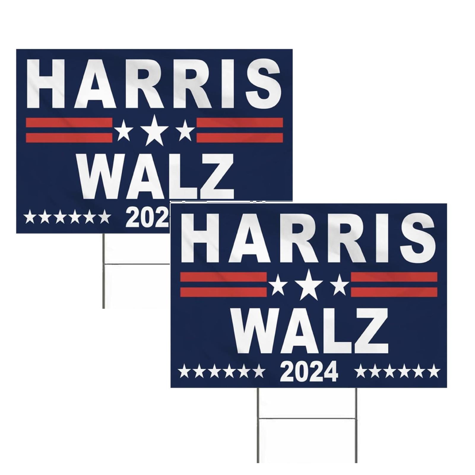 Clearance! 2PCS Kamala 2024 Yard Sign,Political Lawn Sign,Presidential ...