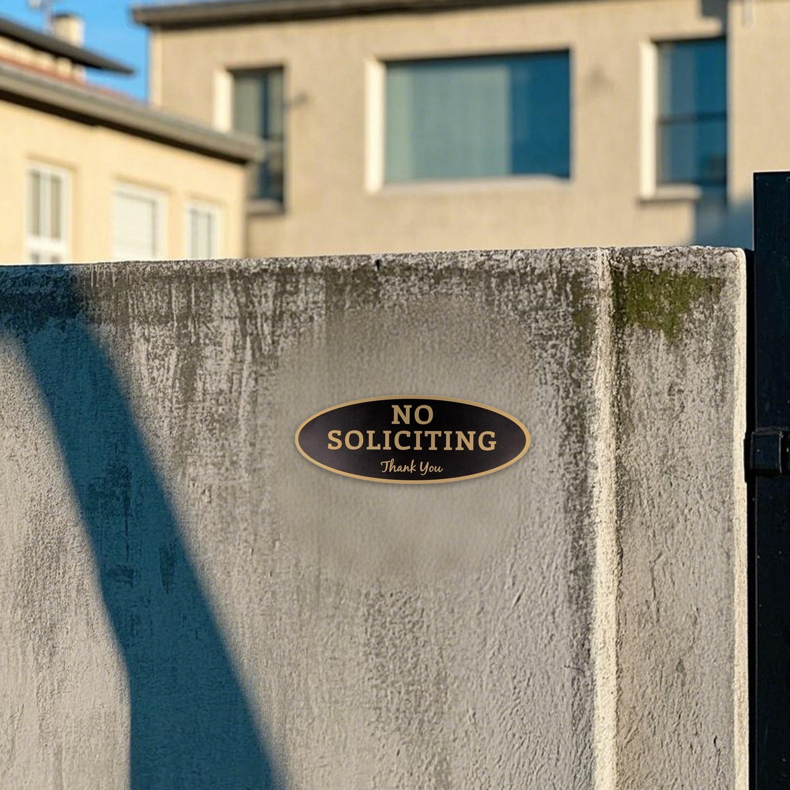 Clearance! 2x5 Inch No Soliciting Sign – Durable & Door Sticker For ...