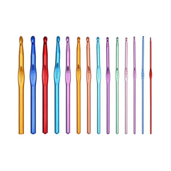 Clearance Under $3 Pedty 14*Crochet Hooks,Crochet Hooks Set Aluminum ...