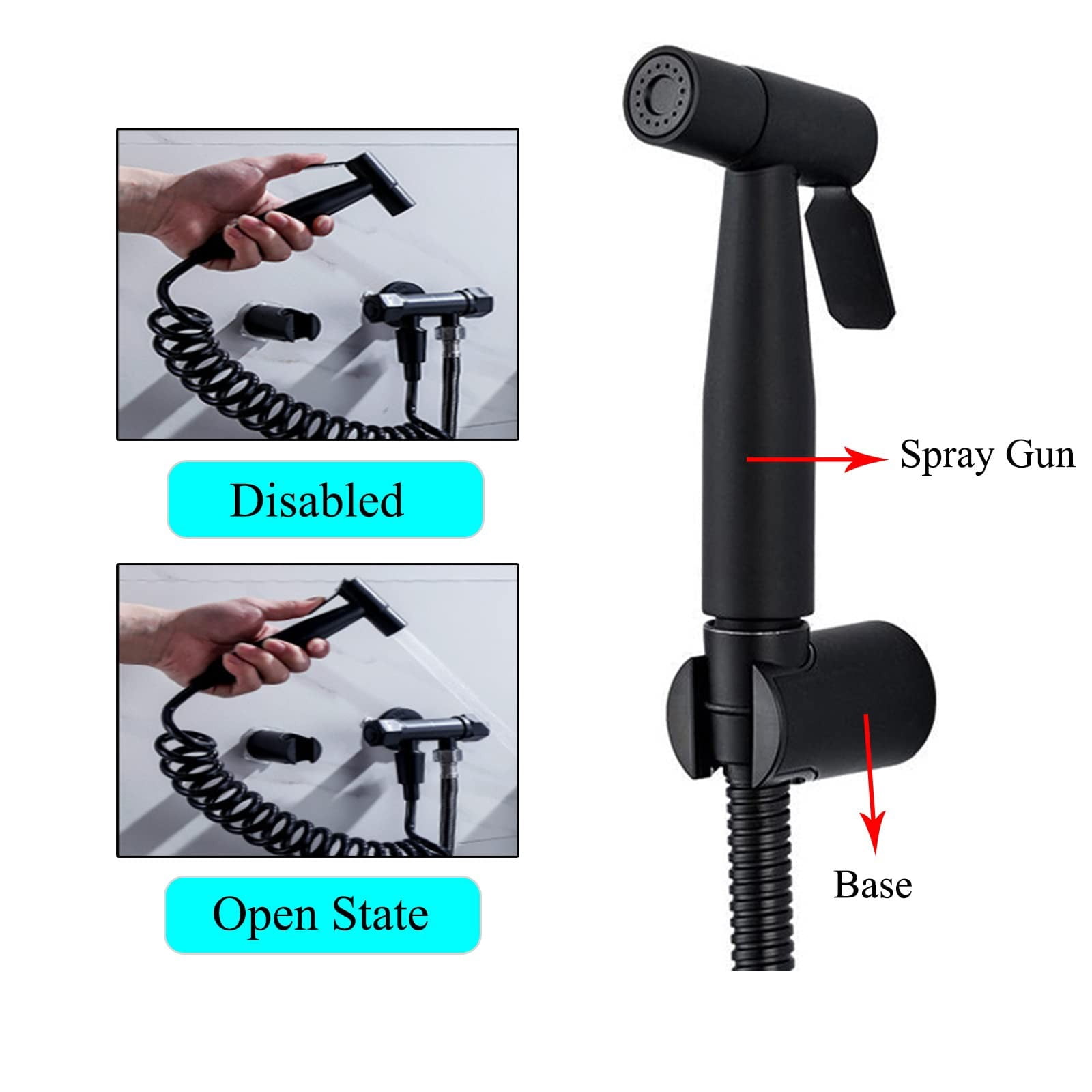 Clearance！ 304 Stainless Toilet Spray Woman Washer Set Bathroom High ...