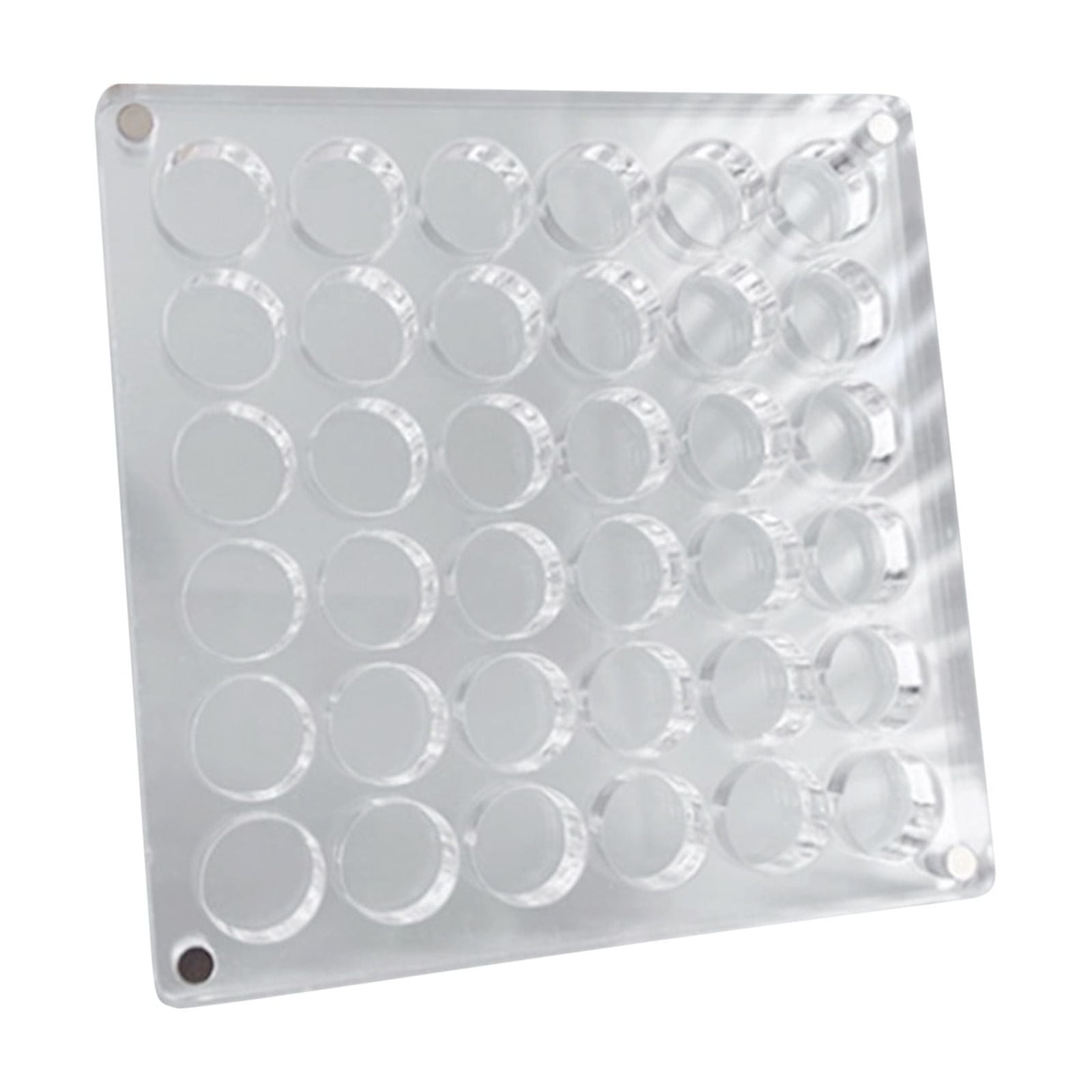 Clearance! 36 Grids Square Clear Acrylic Shadow Boxes Mini Seashell ...