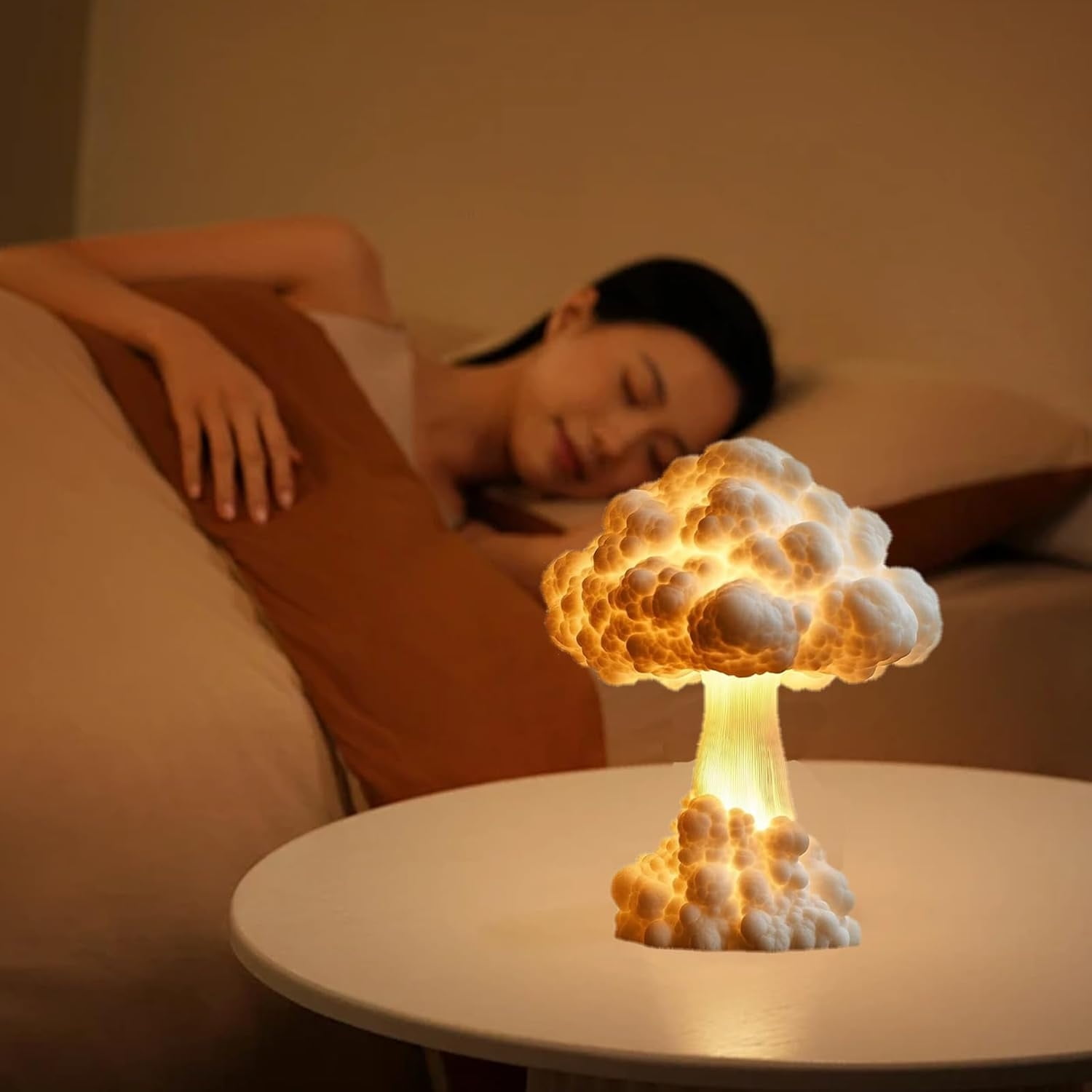 Clearance! 3D Mushroom Cloud Table Lamp, Atomic Bomb Blast Explosion ...