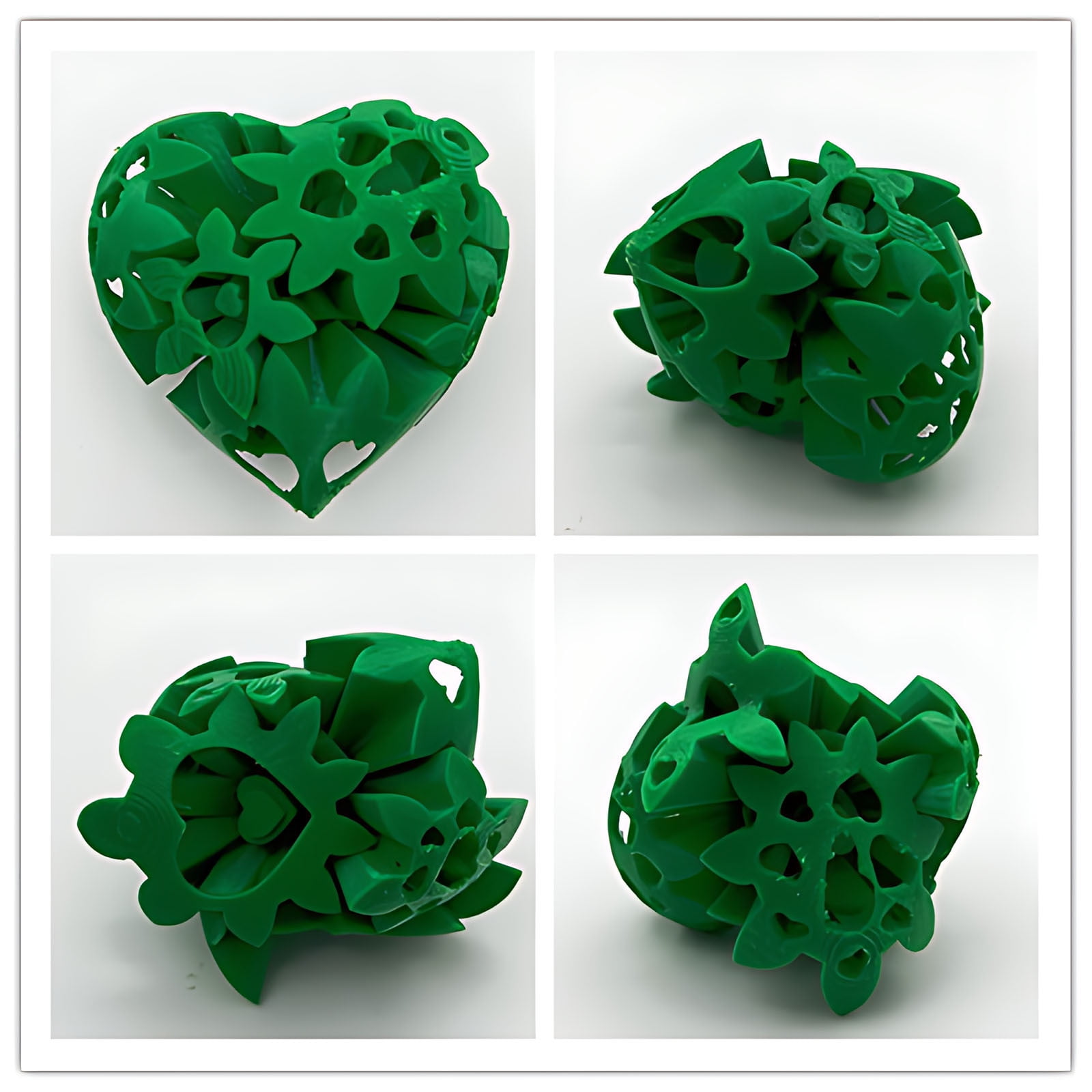 Clearance! 3D Printed Heart With Gears Personalized Valentine's Day ...