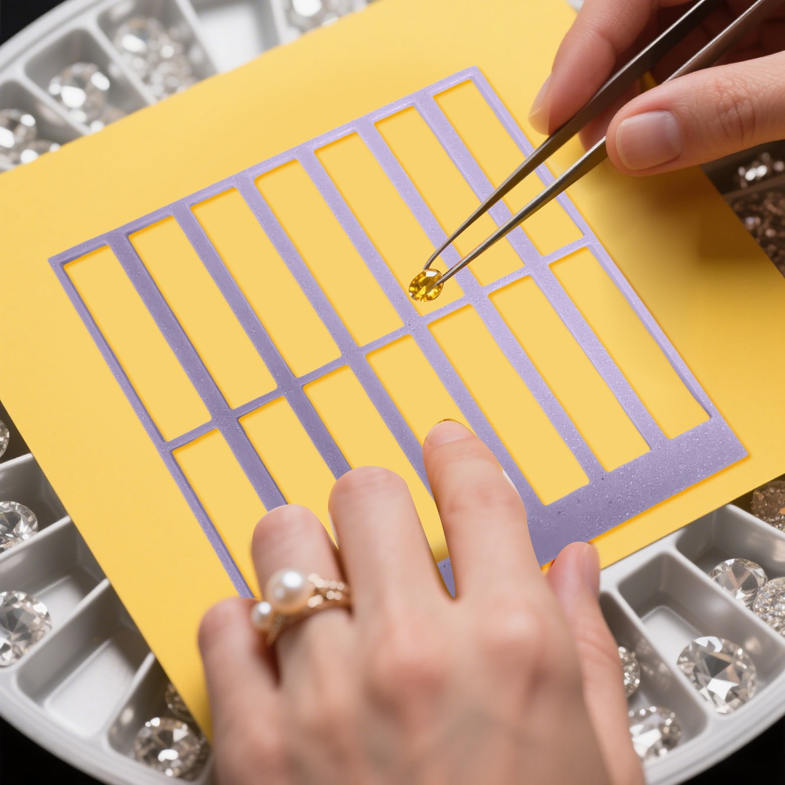 Clearance 3D Printed Painting Ruler Grid Tool Art Ruler Measuring Tool ...