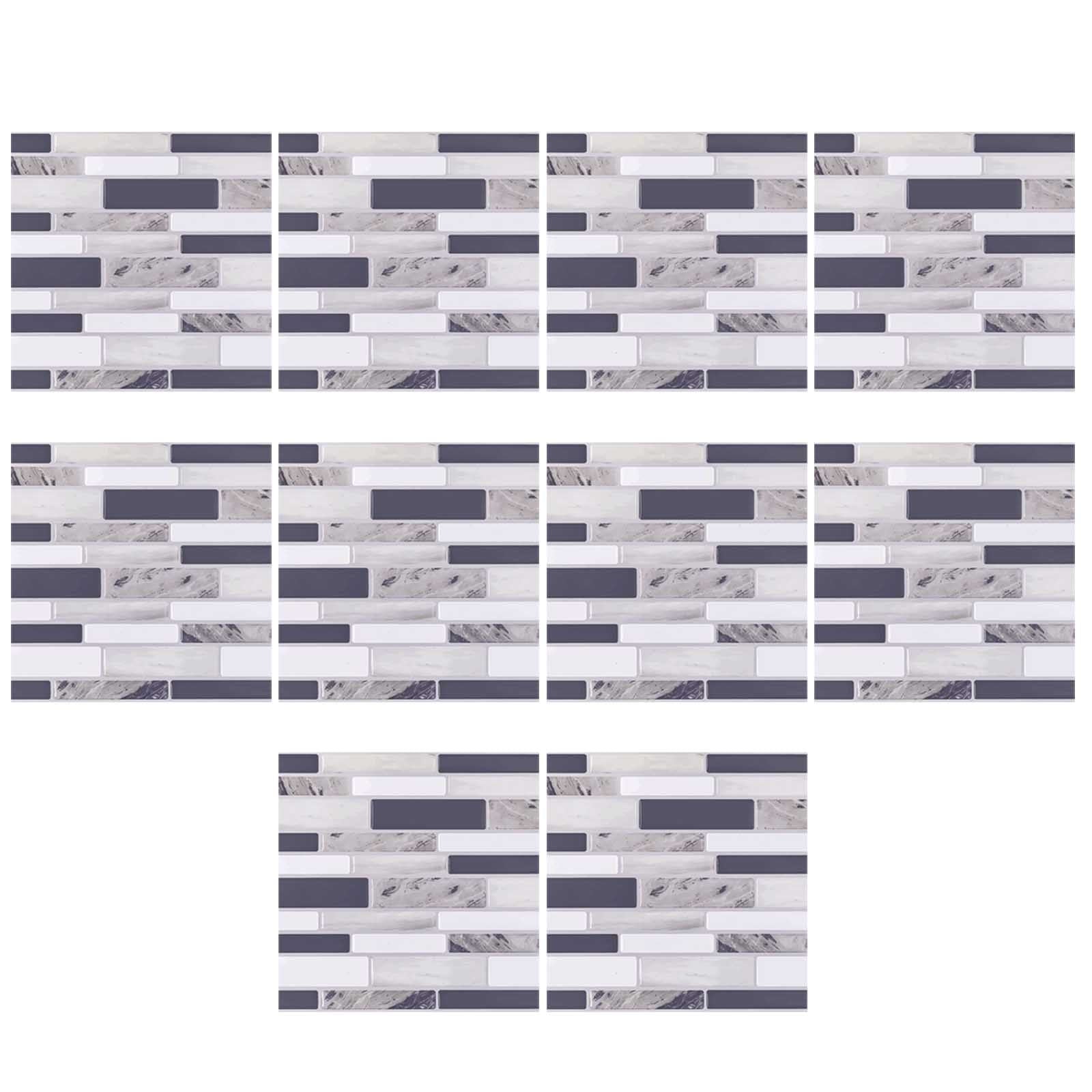 Clearance Under 5$ 10Pc Tile Stickers/Waistline Wall Stickers 10X10Cm C ...