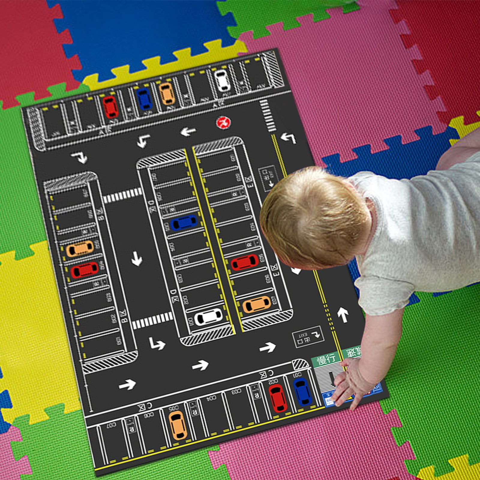FAMTKT Play Mat Carpet Playmat Rug 15.7x23.6" Floor Mat Children Carpet ...