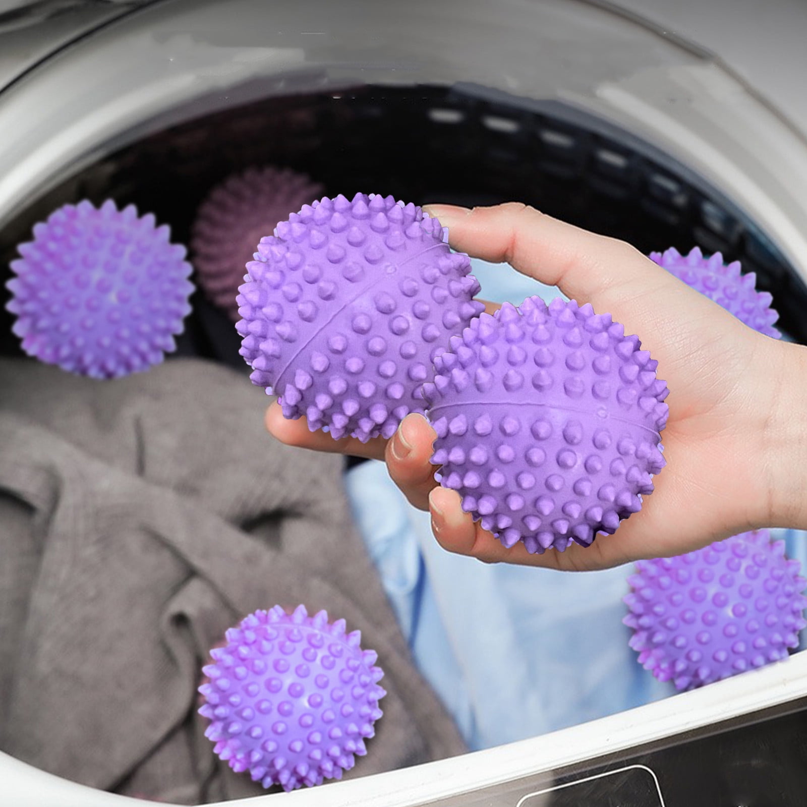 Clearance under $5 Fufafayo 6 Pcs Reusable Laundry Dryer Balls Plastic ... Clearance under $5 Fufafayo 6 Pcs Reusable Laundry Dryer Balls Plastic ...