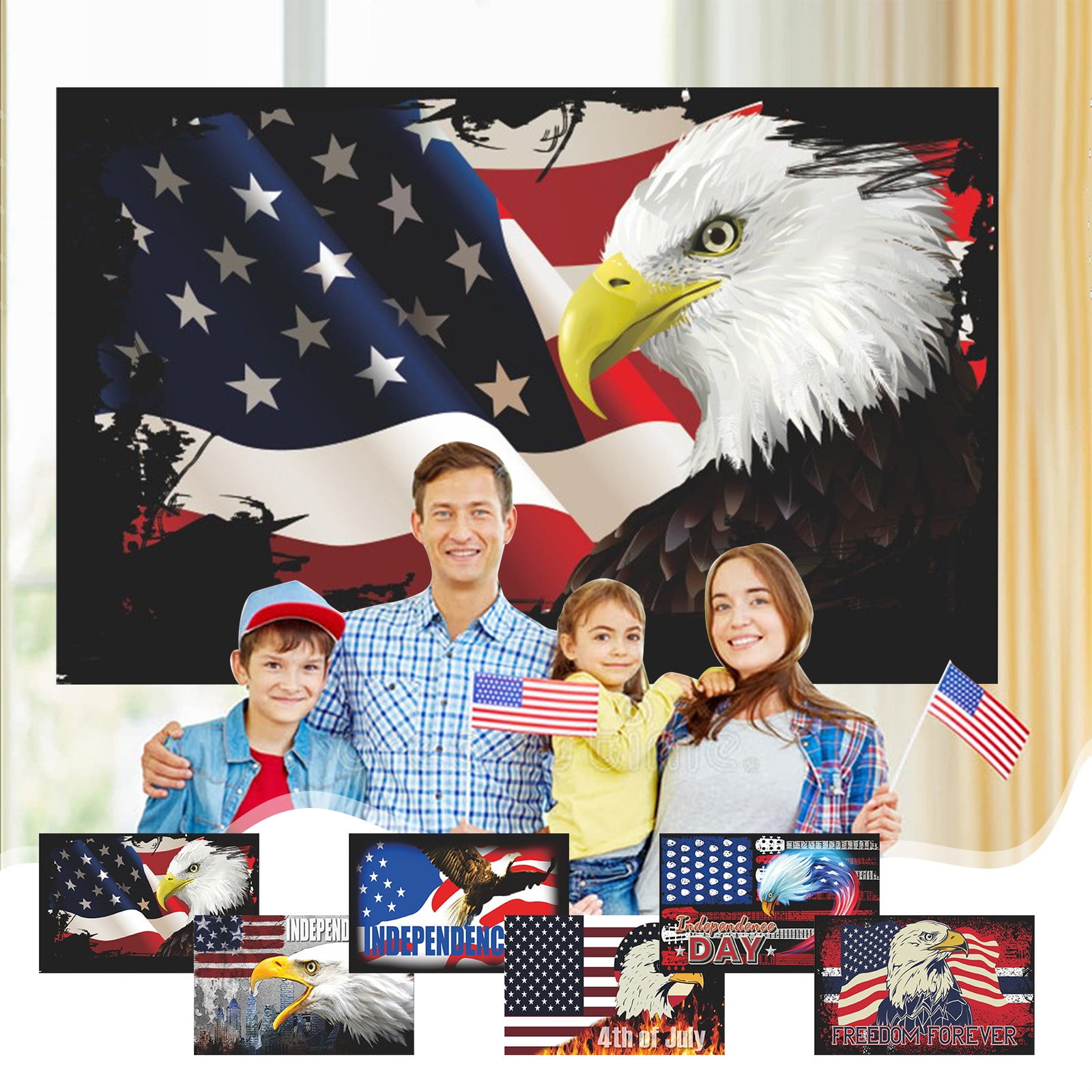 Clearance under $5 Fufafayo Independence Day Decorations ...