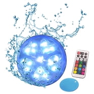 Carvin Star Bright Waterproof LED Pool Light with Remote for Above ...