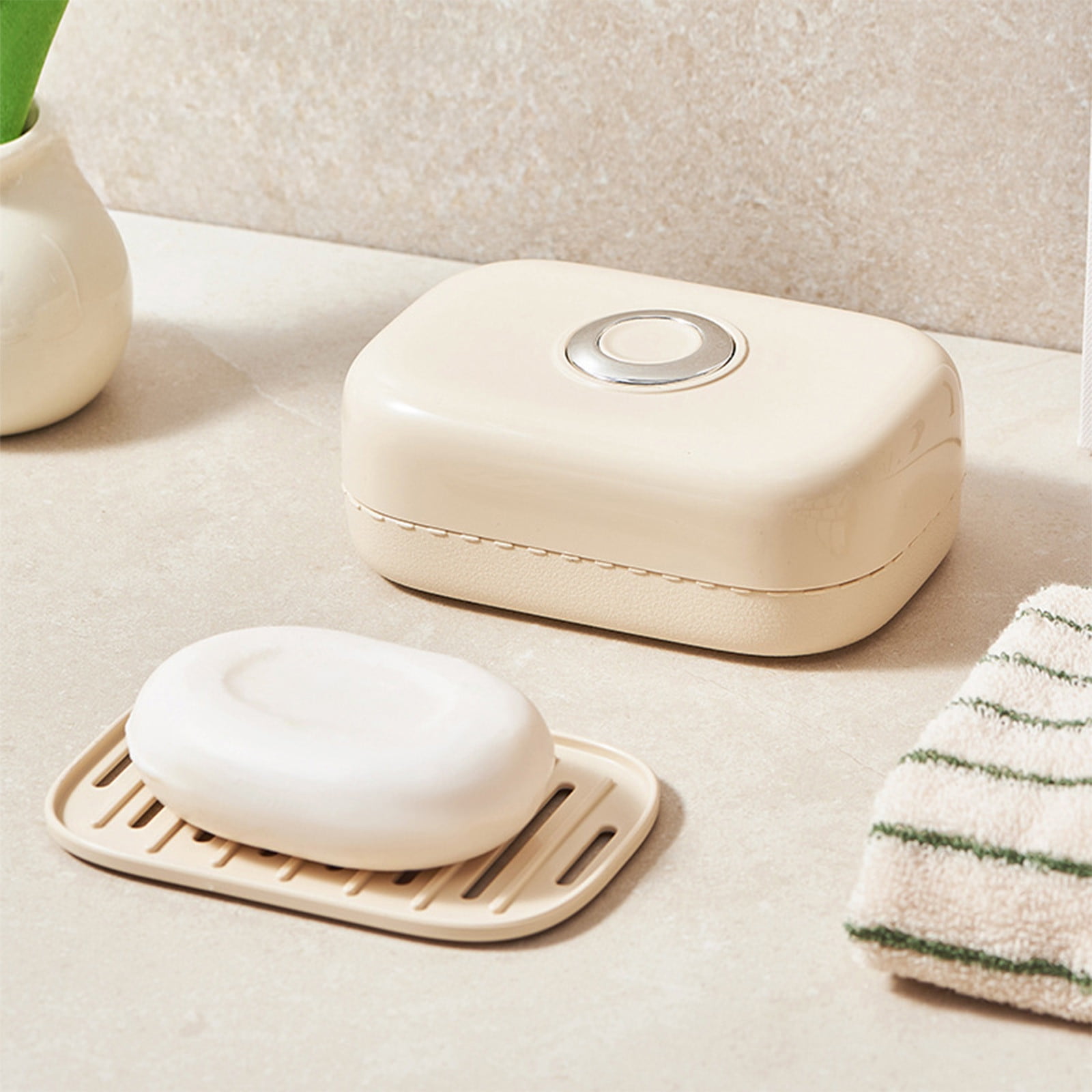 Clearance under $5 Fufafayo Travel Soap Case, Leakproof Portable Soap ...