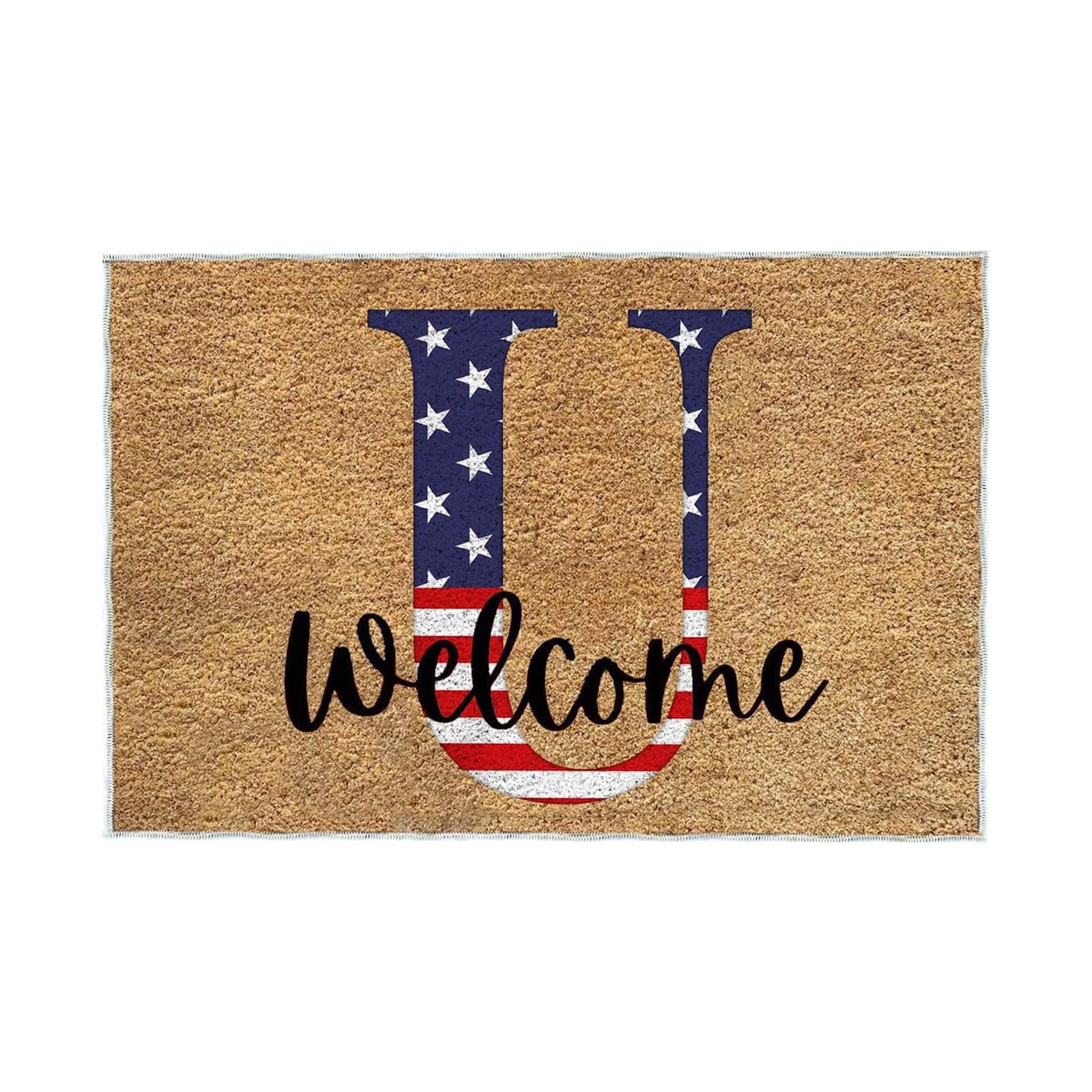 Clearance Under $5! InsCrazy American Flag Rugs for Living Room Door ...