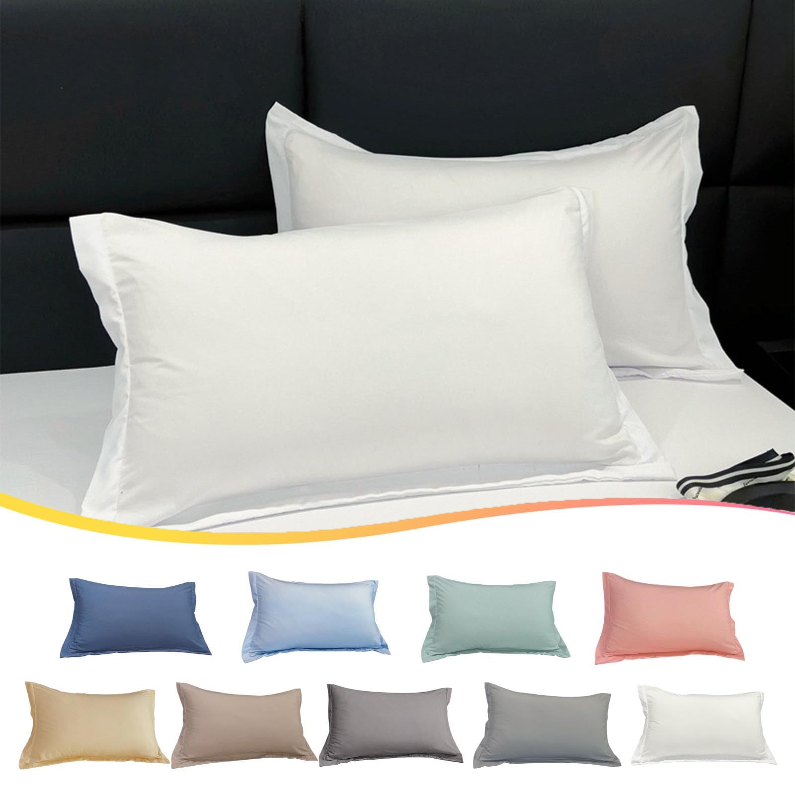 Clearance Under $5! InsCrazy Pillow Case, King Size Pillowcases Set of ...