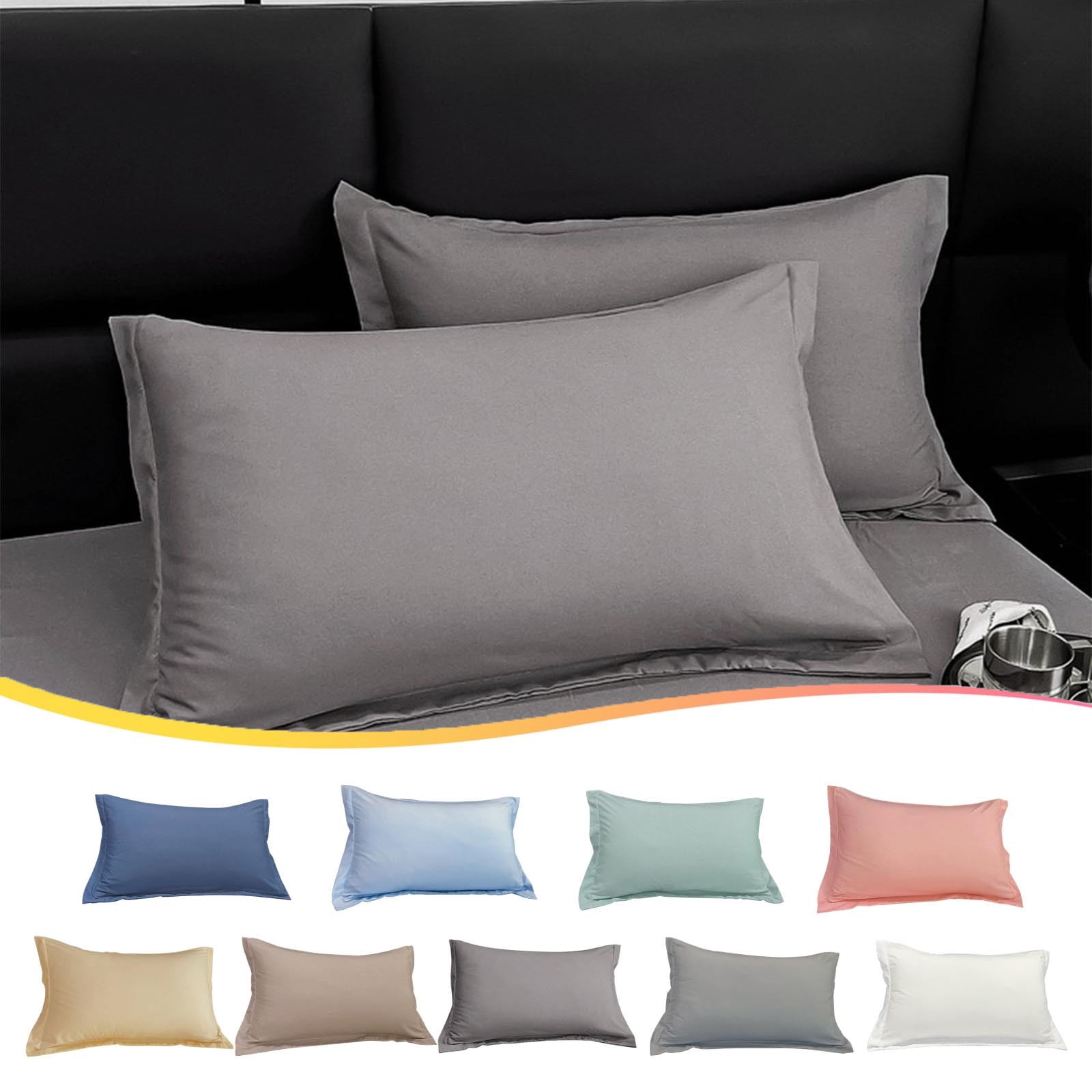 Clearance Under $5! InsCrazy Pillow Case, King Size Pillowcases Set of ...