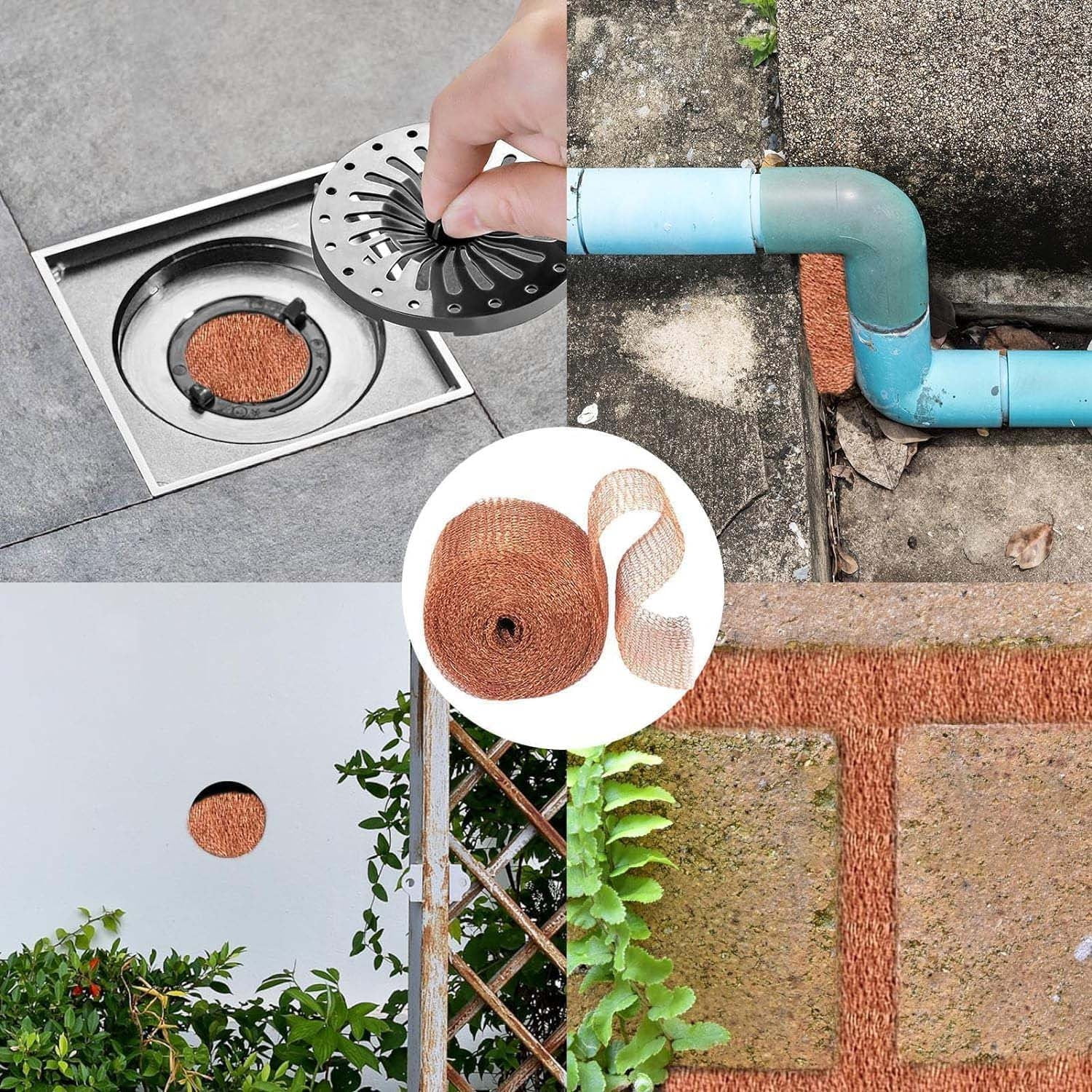 Savings Rustproof Copper Mesh Roll for Rodent,Copper Wool for Rodent ...