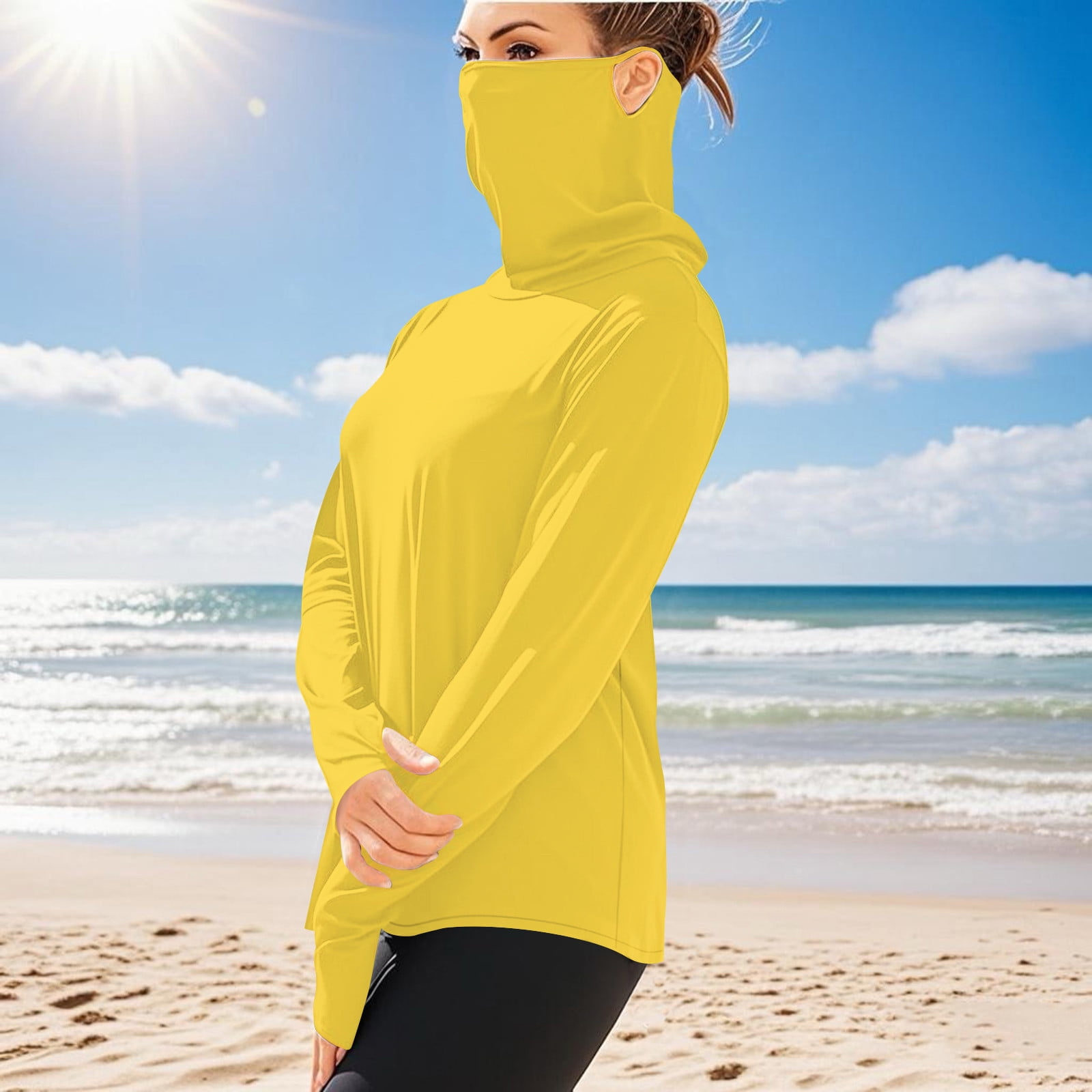 Clearance under 5$ Sevevn UNISEX Summer Casual Solid Color Long Sleeved ...