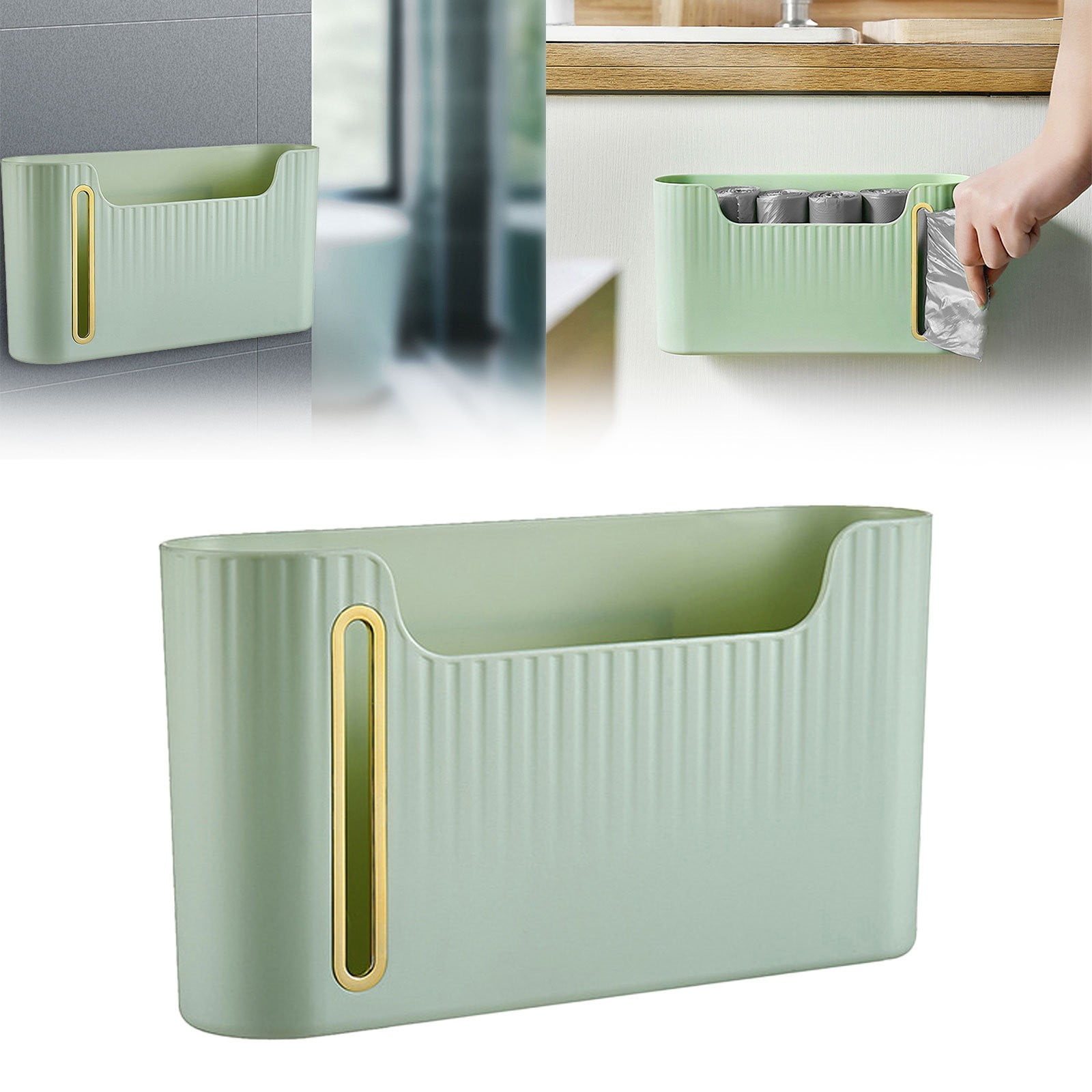 Clearance under $5 Trash Bag Dispenser Wall Mounted Garbage Bag ...