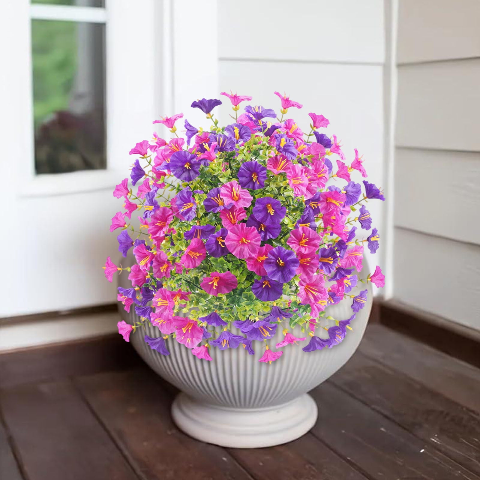 Clearance under $5 Usloyux Artificial Boxwood Topiary Ball Bush with ...