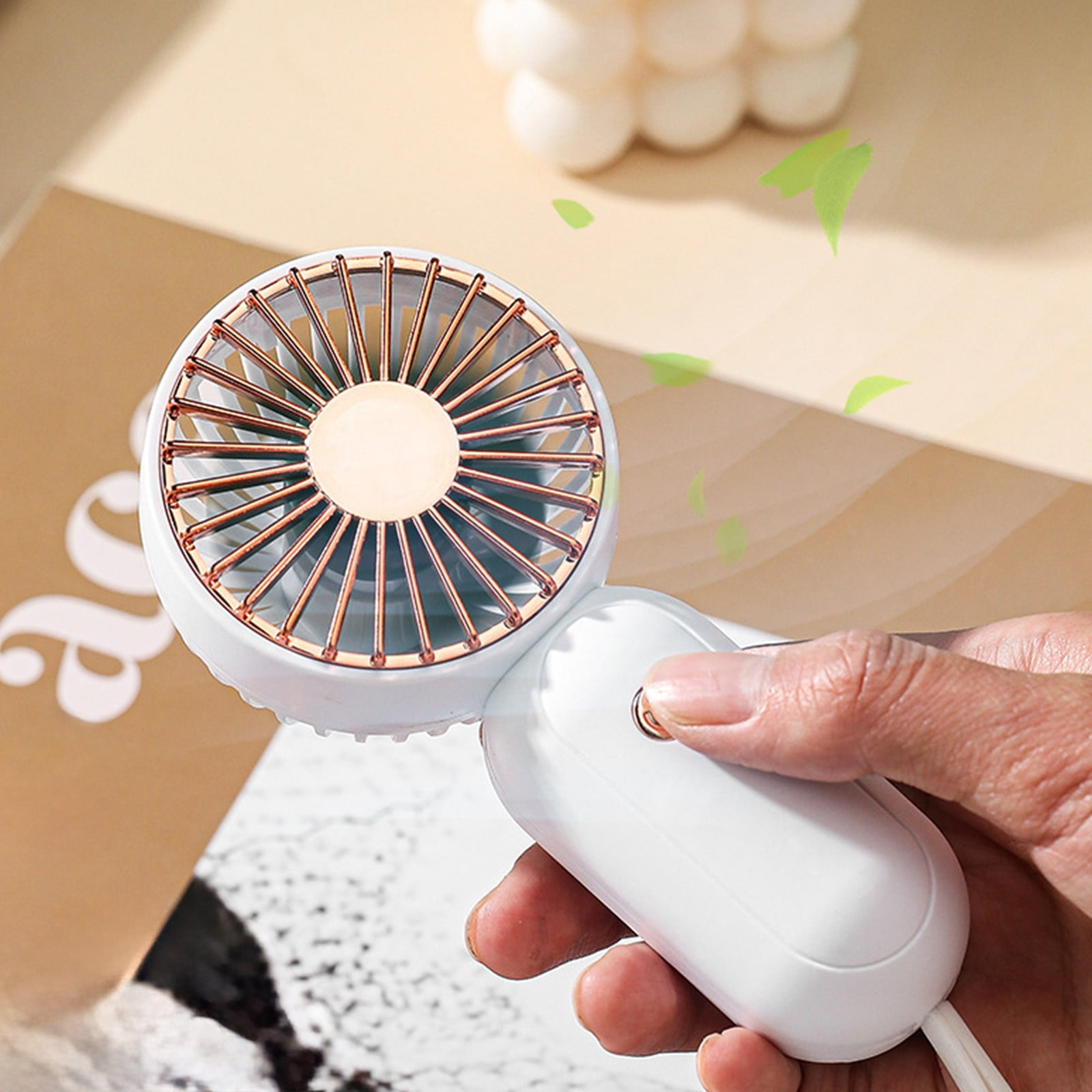 under $5 Usloyux Portable Handheld Fan USB Rechargeable Battery ...