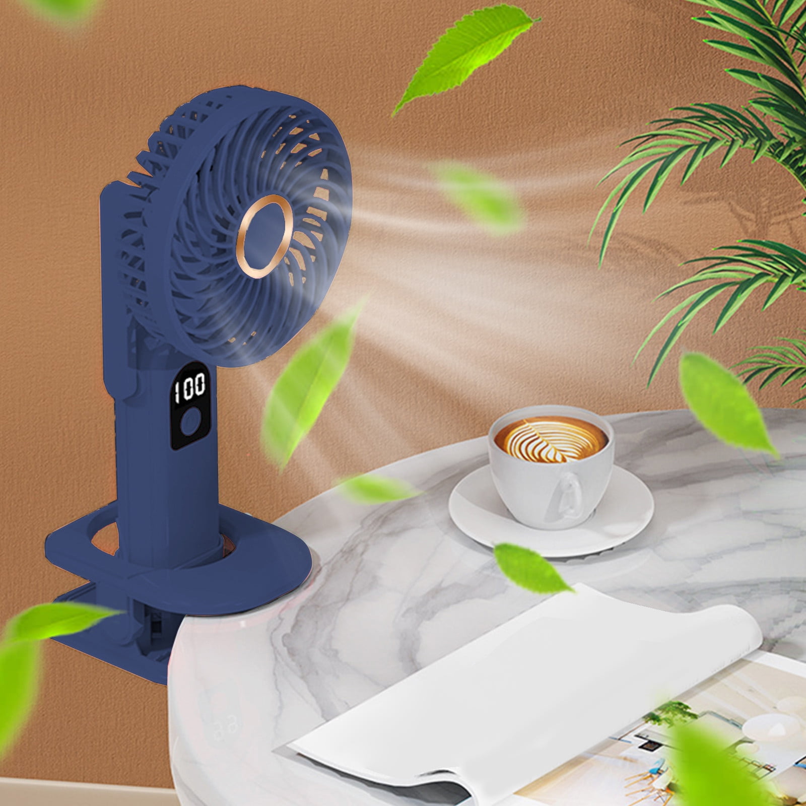 under $5 Usloyux Portable Handheld Fan USB Rechargeable Battery ...