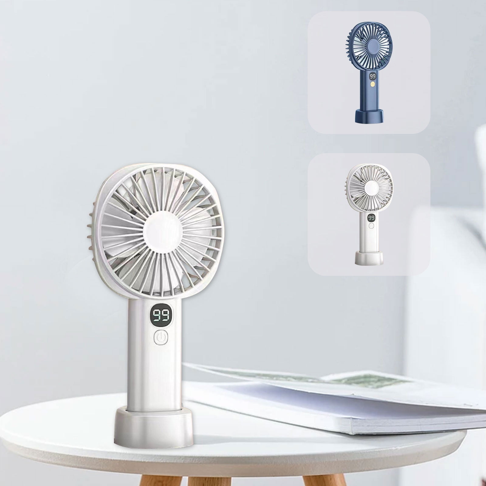 under $5 Usloyux Portable Handheld Fan USB Rechargeable Battery ...