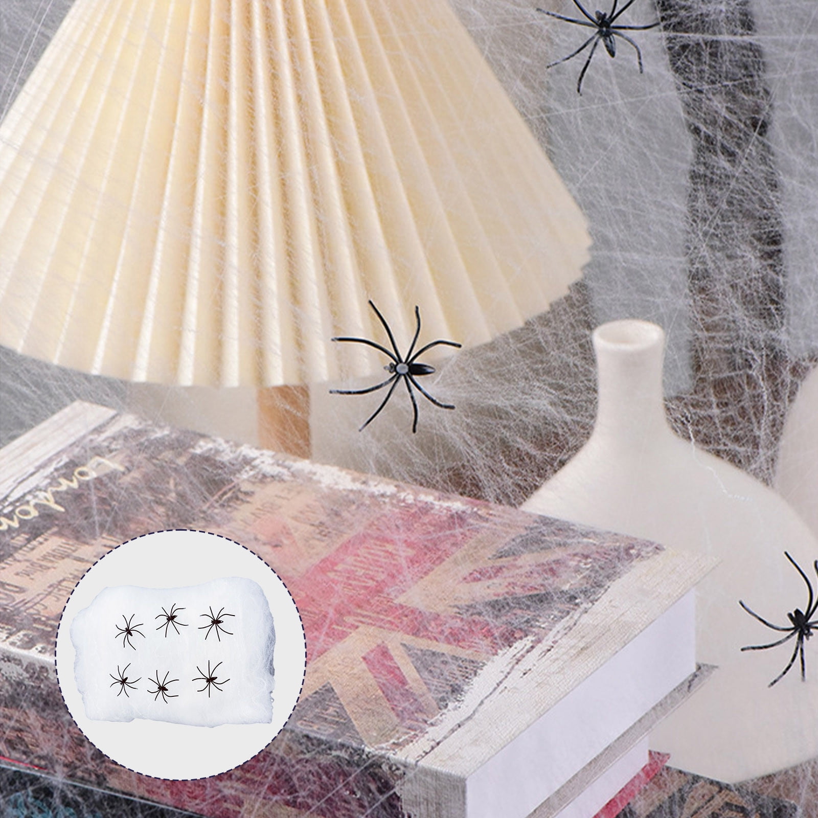 Clearance Under $5!Yyuenw Halloween Spider Webs Halloween Decorations ...