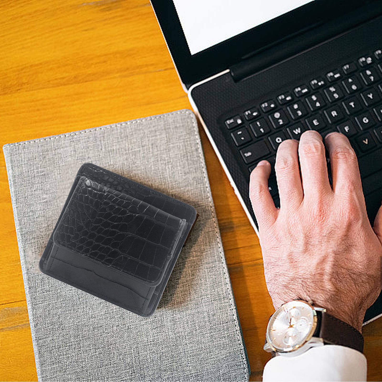 Clearance Under $5!Yyuenw Money Clip, Unisex Wallet Cash Slot ...