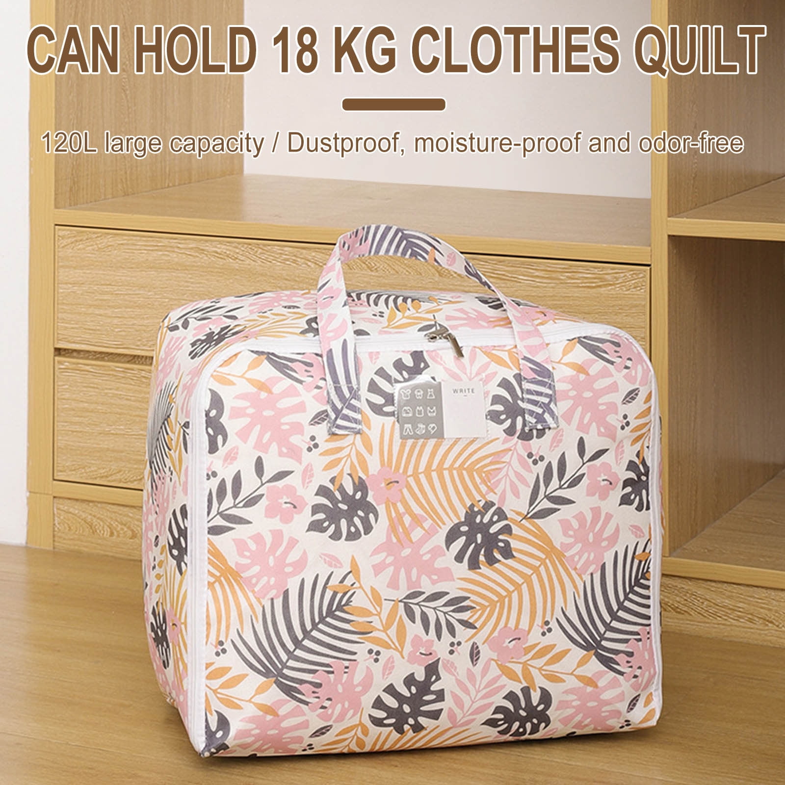 Clearance 50% ZKCCNUK Storage Largecapacity Storage Bag With Handle ...