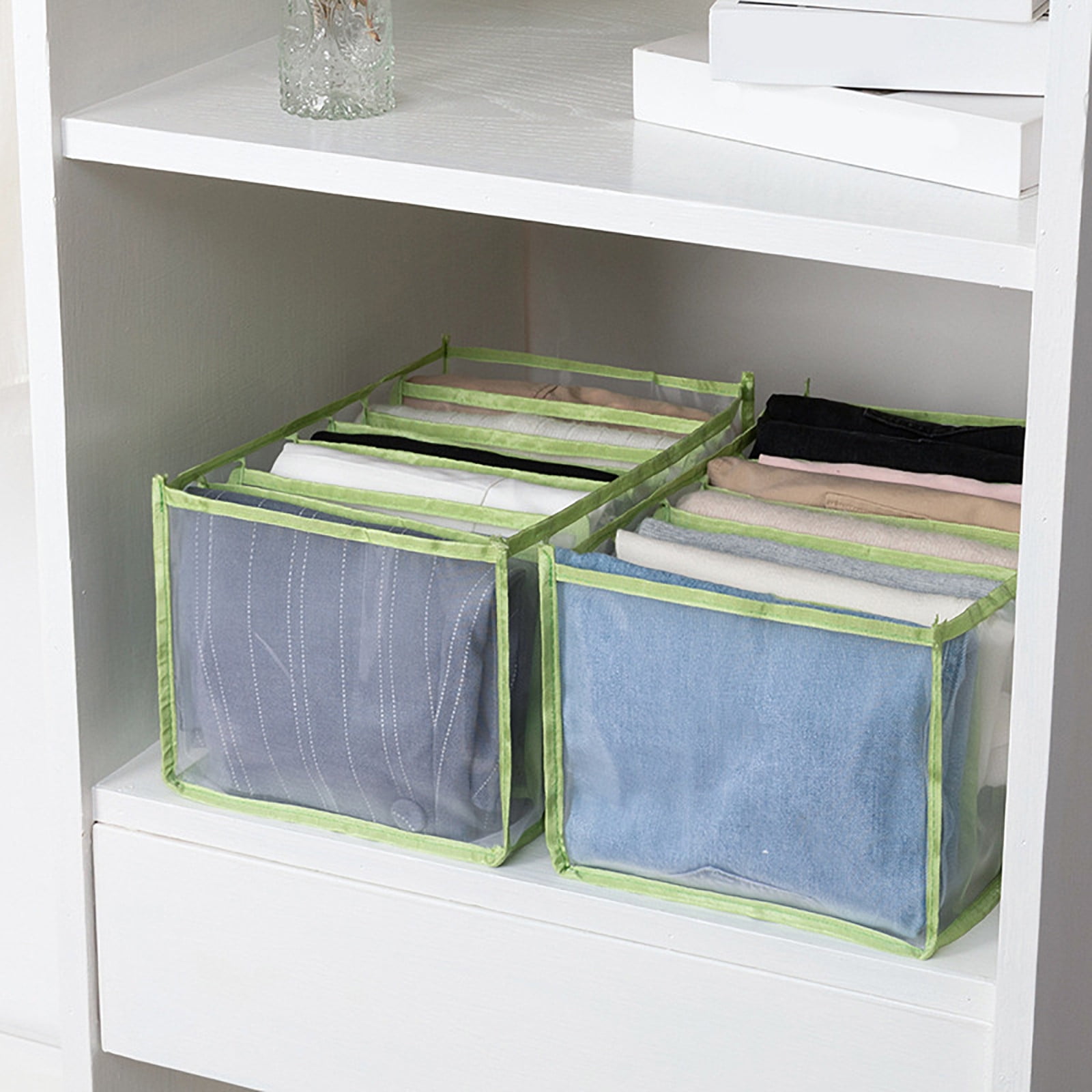 Clearance 50% ZKCCNUK Storage Mesh Storage Box Foldable Closet Clothes ...
