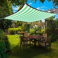 ColourTreeUSA Rectangle Sun Shade Sail HDPE Mesh Fabric Screen Canopy ...