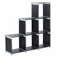 Clearance! Multifunctional 3-Tier 6-Cube Shelving System Storage ...