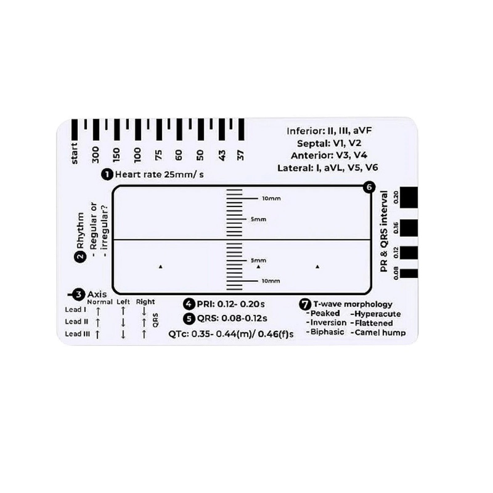 Clearance！ 7 Step Ruler Ruler Plastic Ruler Measuring Tool 7 Step Ruler ...