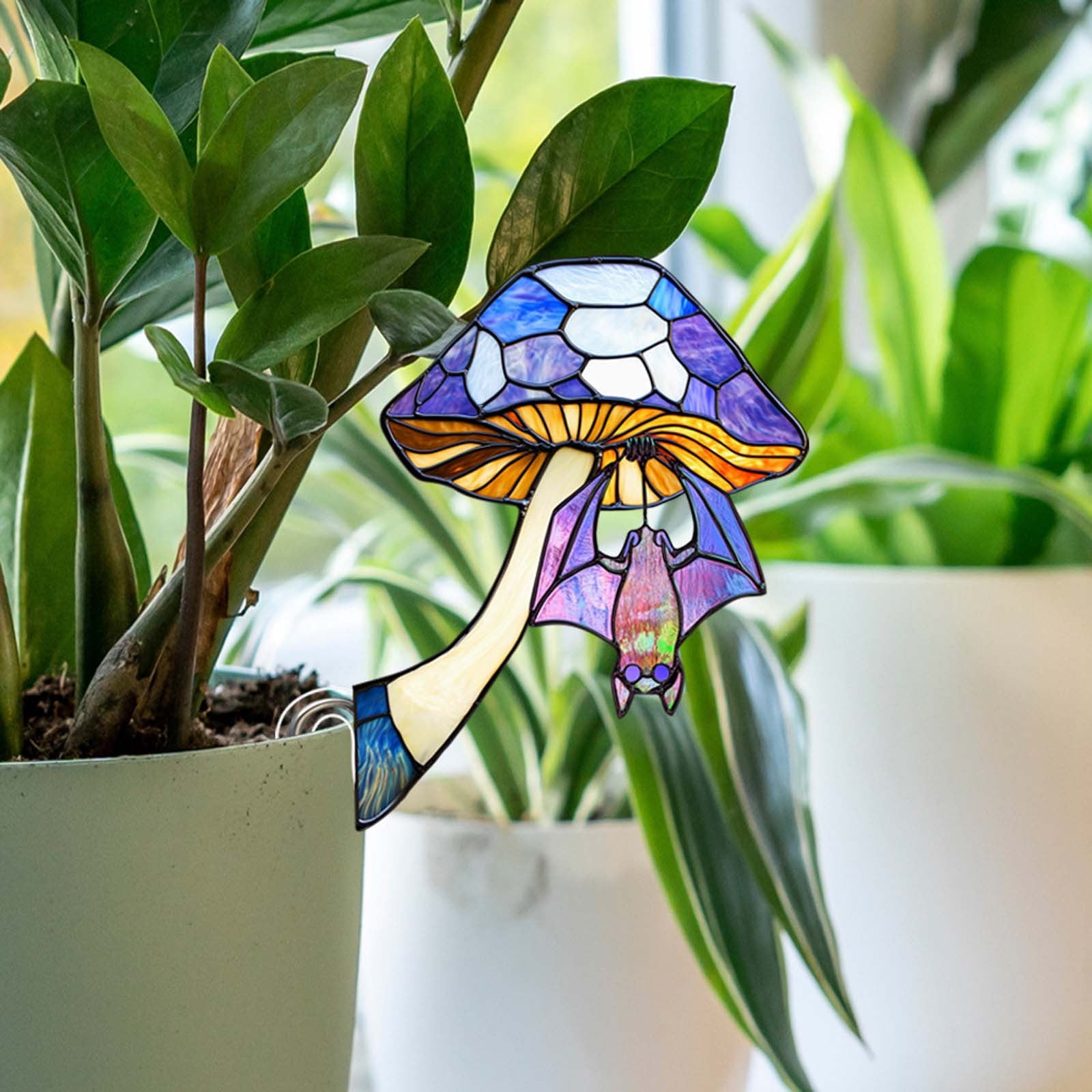 Clearance! Acrylic Flower Pot Hugger 2 Side Printed Plant Pot Hanger ...