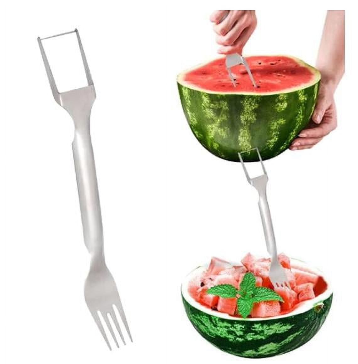 Clearance! Aminojy Ultimate 2-in-1 Stainless Steel Fruit Cutter and ...