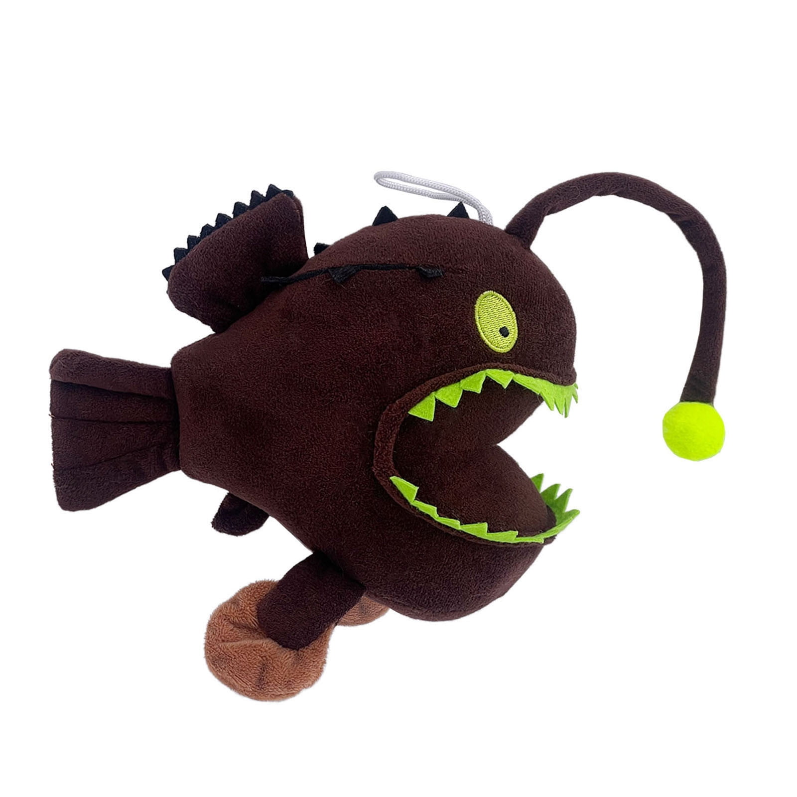 Anglerfish Plush Toy, 8.6" Deep Sea Fish Stuffed Animal, Mantas Rays ...
