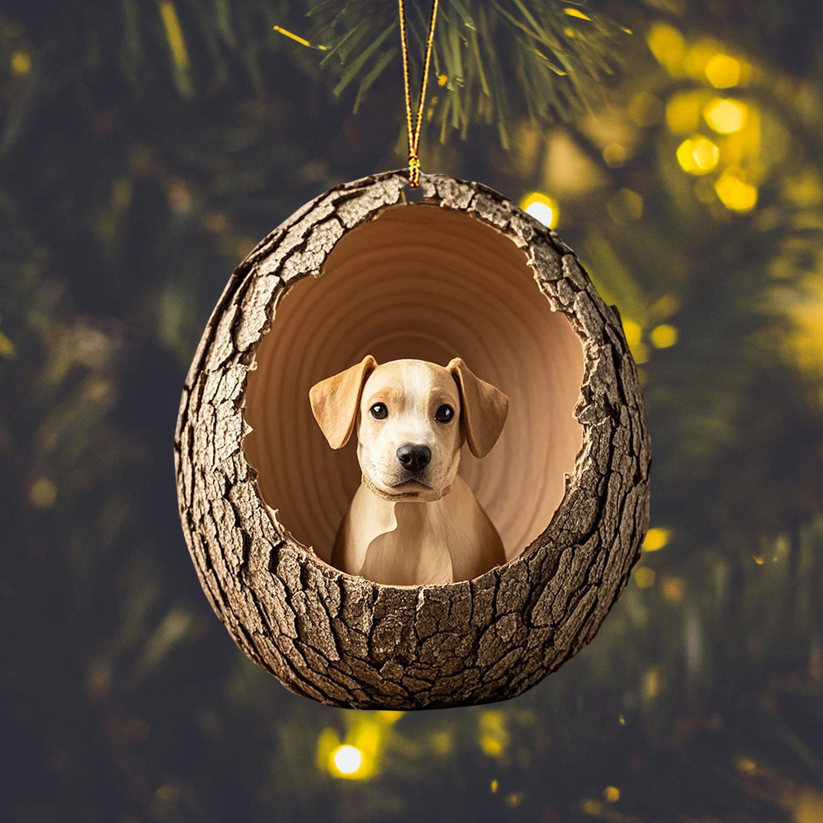 Clearance!Animal Christmas Ornament, 2D Acrylic Forest Animal ...