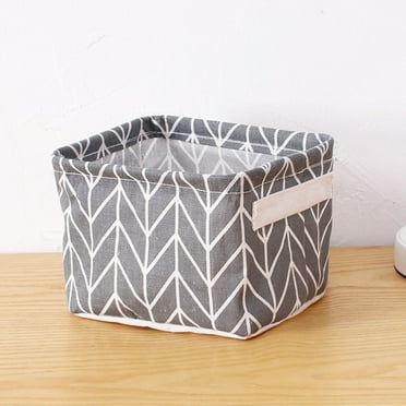 RBCKVXZ Mini Foldable Plastic Storage Basket for Organizing Crates with ...