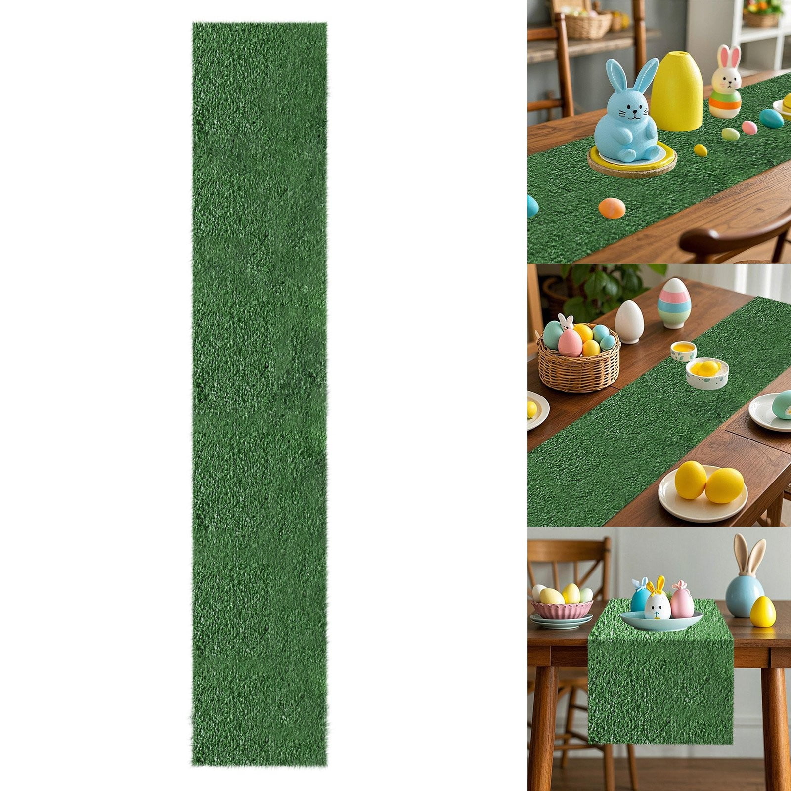 Clearance!Aopfjg Green Table Runner 5 Sizes of Green Table Runners To ...