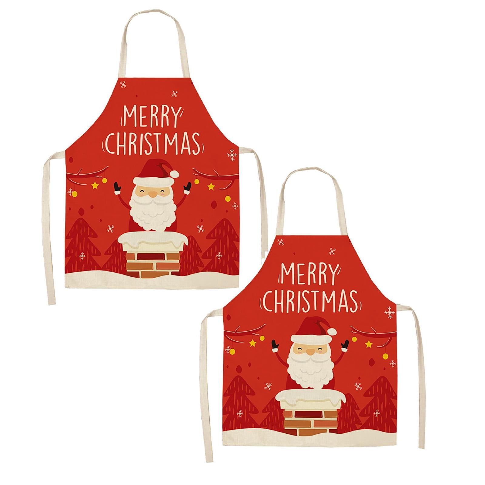Clearance Apron Sleeve under $6 Christmas Kitchen Cooking Aprons Black ...