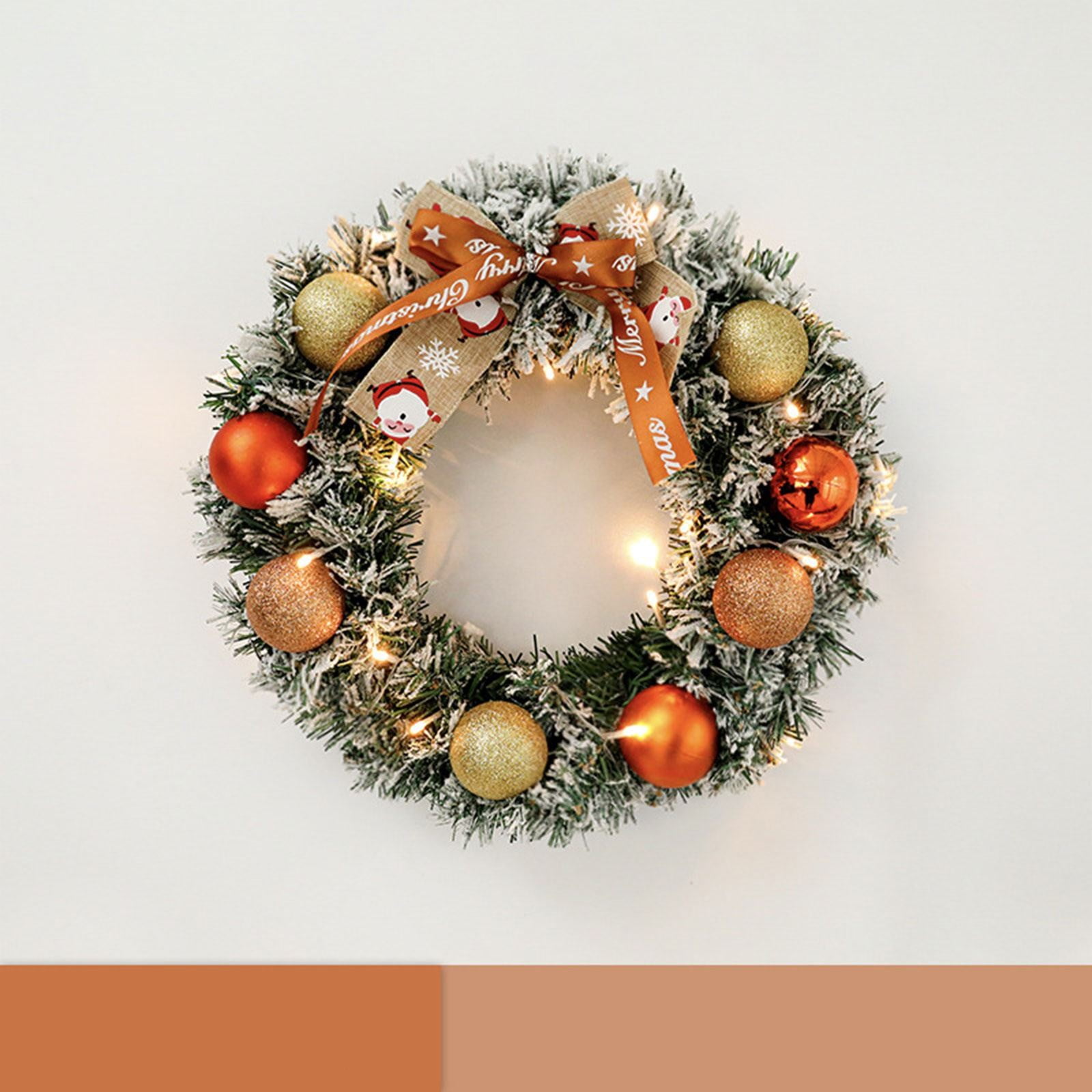 Clearance!Artificial Christmas Wreath,Hanging Decor,Home Decoration Christmas Wreath 30cm/11.8in ...