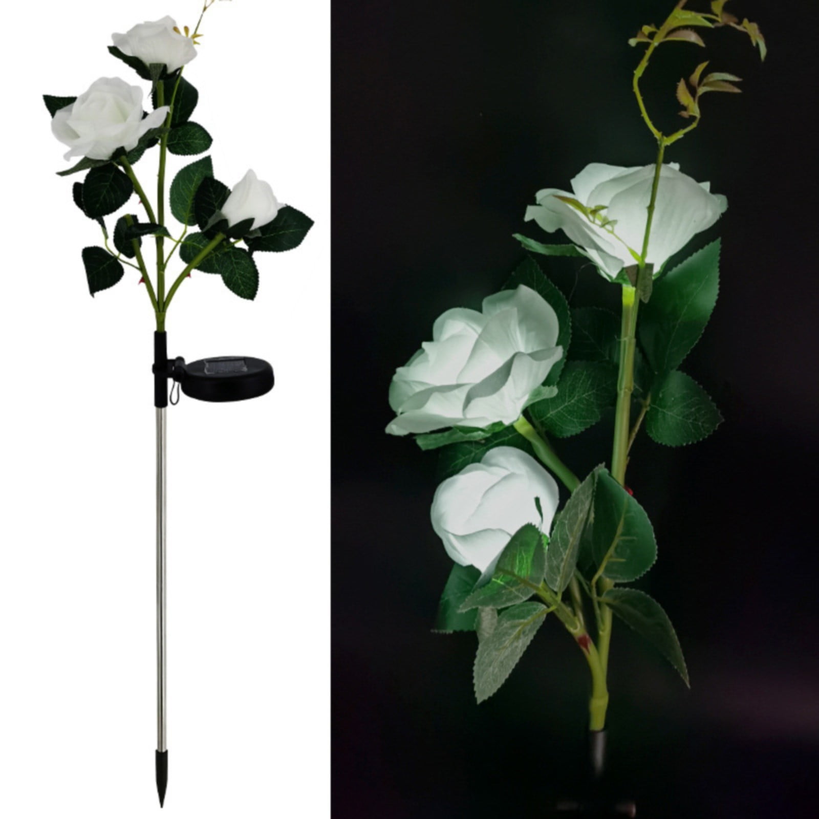 Clearance Artificial flowers under $10 Solar LED Garden Stake ...