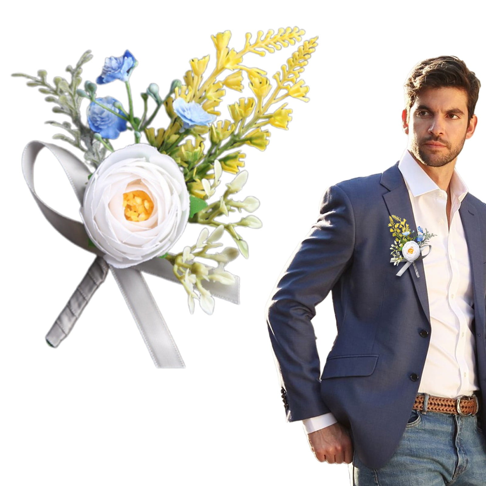 Clearance Artificial flowers under $5,Wrist Flower Set Artificial Hand ...