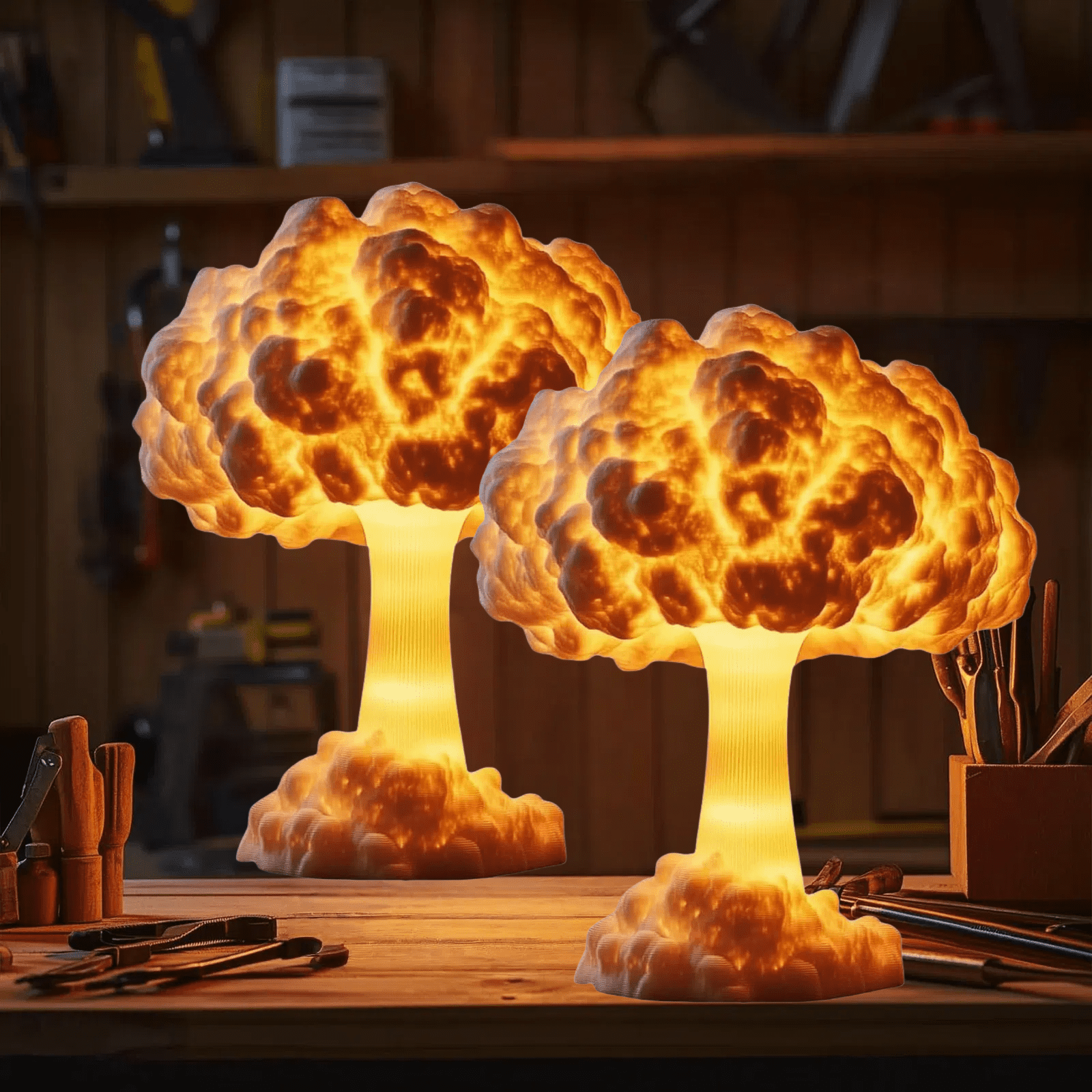 Clearance! Atomic Bomb Blast | Mushroom Cloud Table Lamp, Mushroom ...