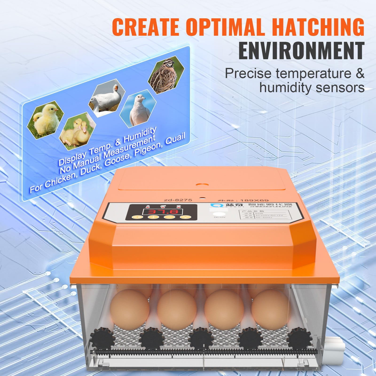 Clearance Automatic Turner With With Temperature And Humidity Control ...